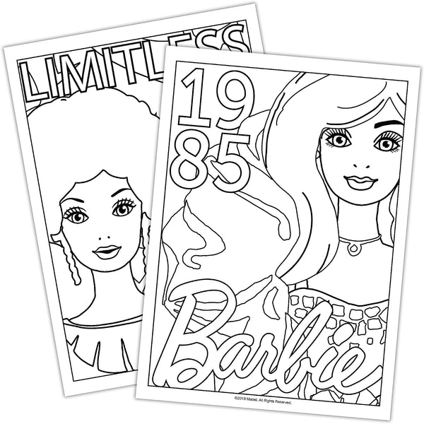 Bendon 44752 Barbie Advanced Coloring & Activity Book - 40 Pages – Alazco